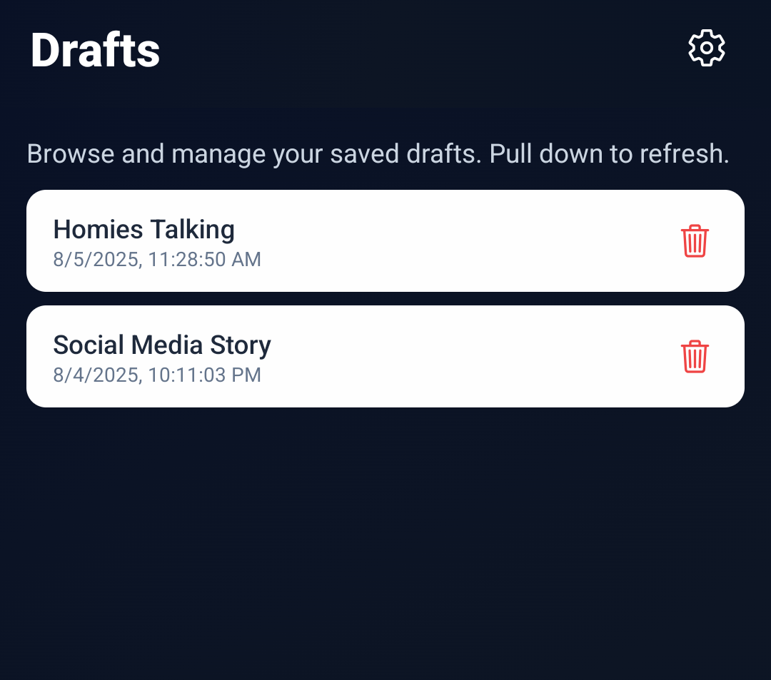 Vidulk - Fake Text Message Story Maker