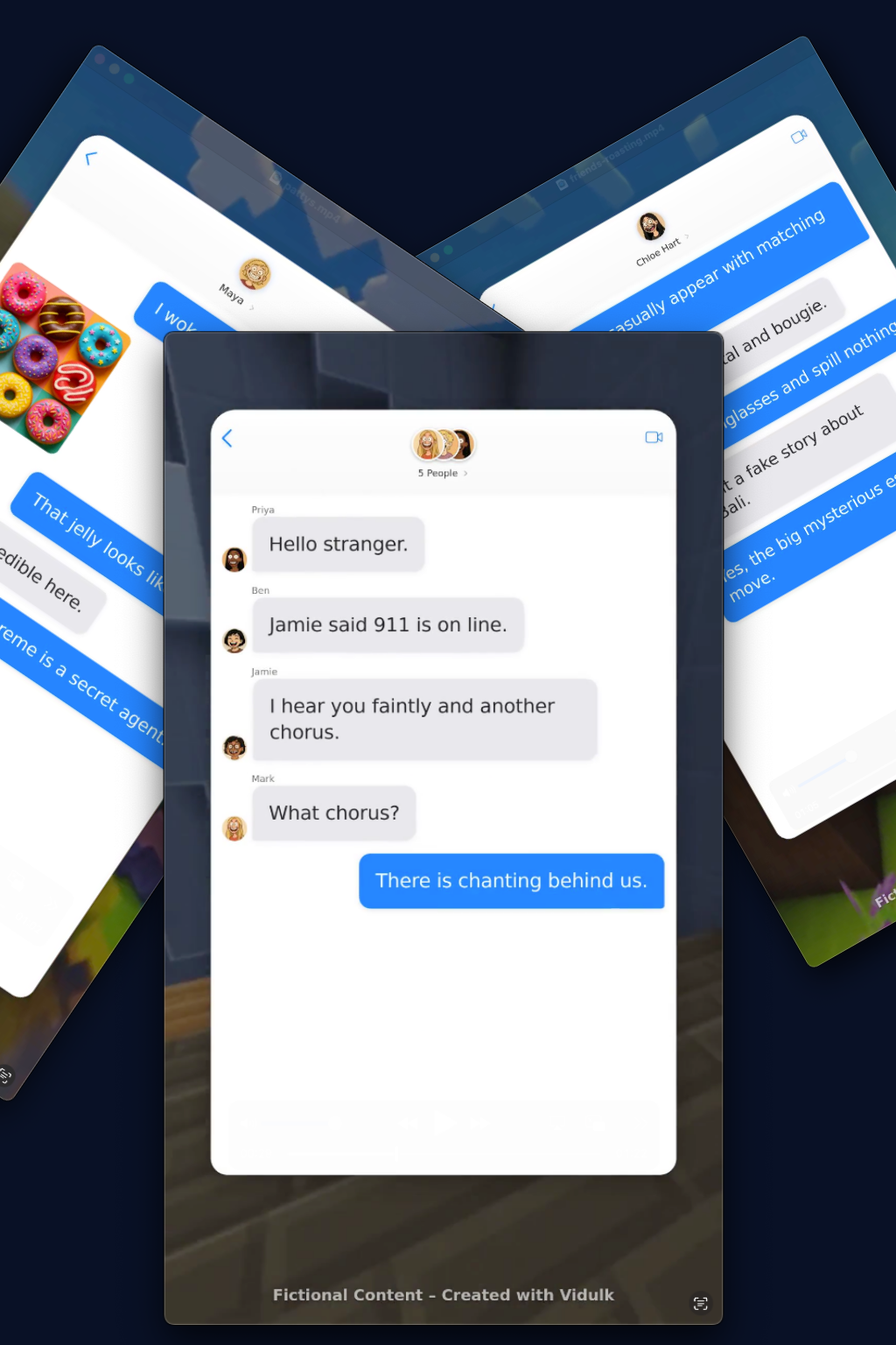 Vidulk - Fictional Text Message Story Maker